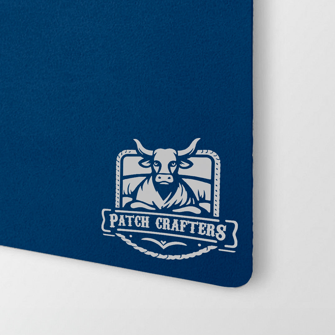 Thick Leatherette Sheet - Blue / Silver (12"x24") – Patch Crafters