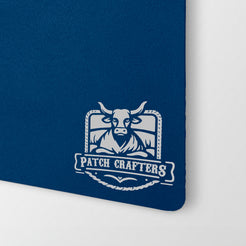 Thick Leatherette Sheet - Blue / Silver (12"x24") – Patch Crafters